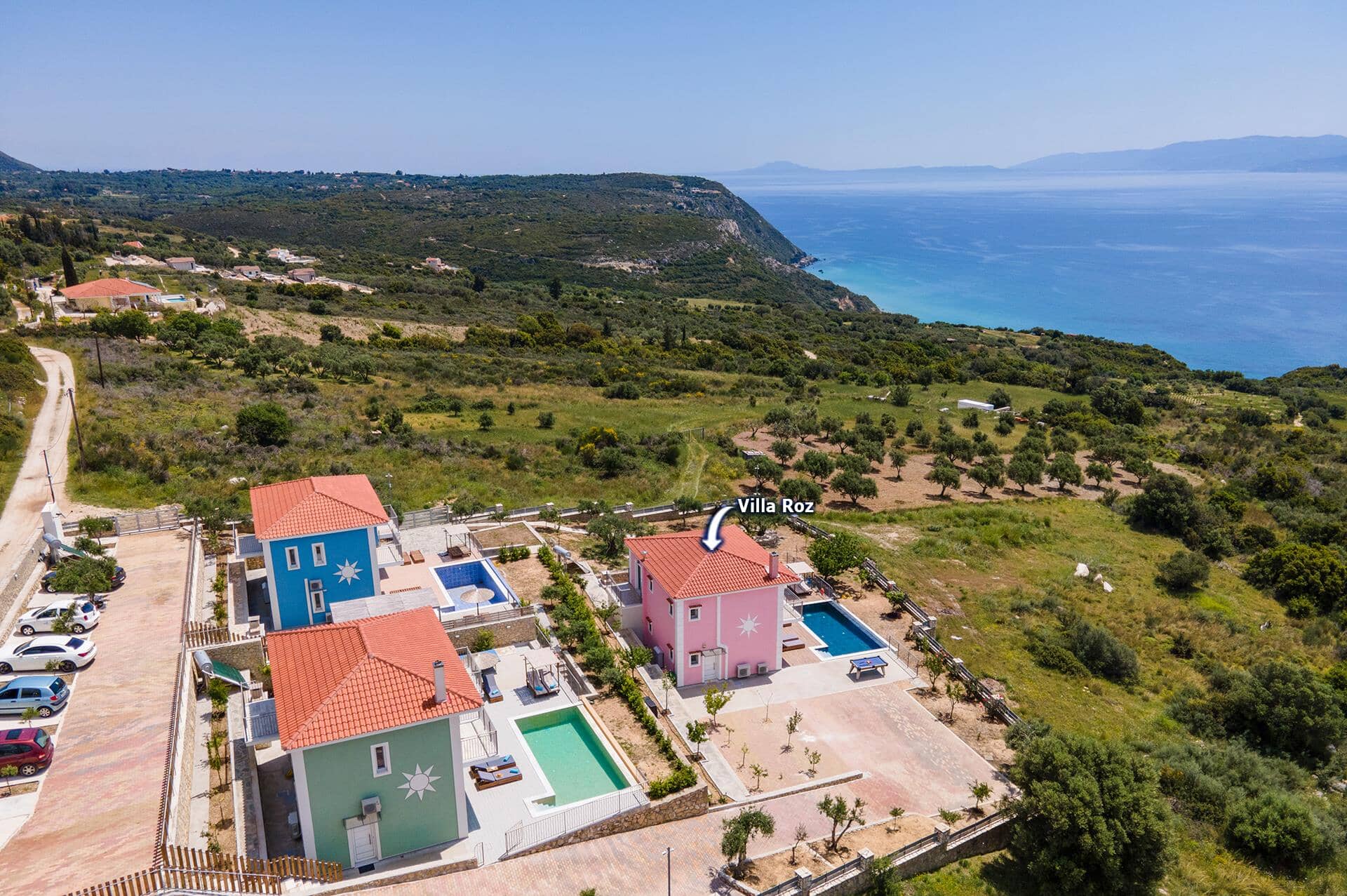 Villa Roz In Lourdas, Kefalonia | Villa Plus