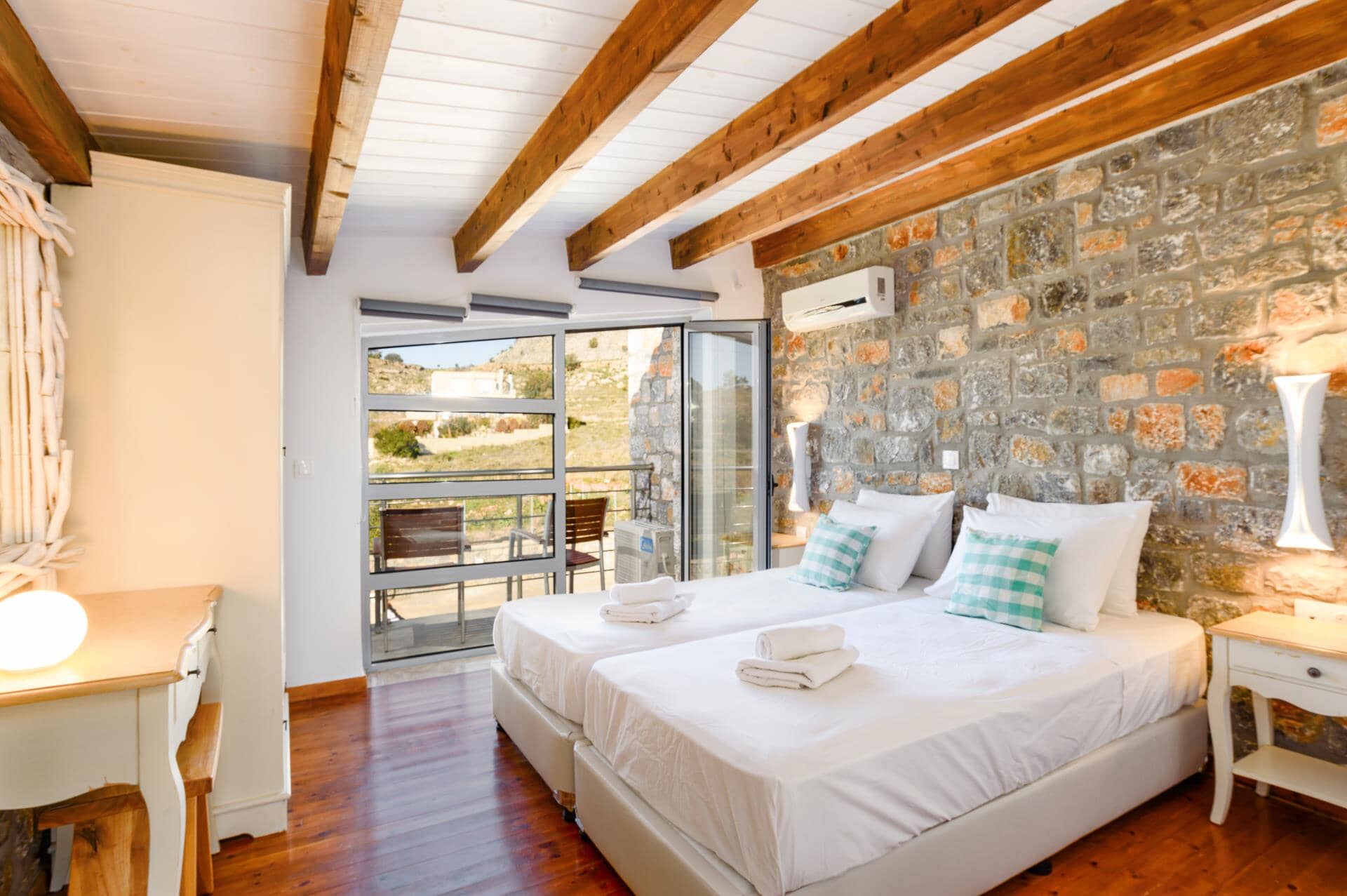 Villa Chloe Seastone In Lardos, Rhodes | Villa Plus